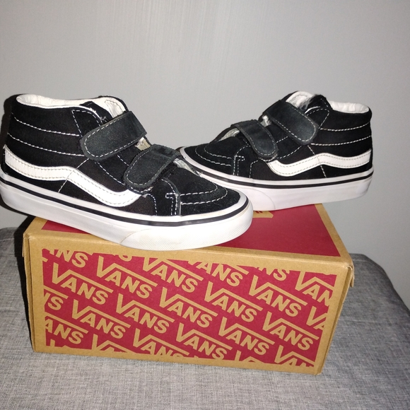 Vans | Shoes | Vans Kids Black Hightop Sneakers | Poshmark